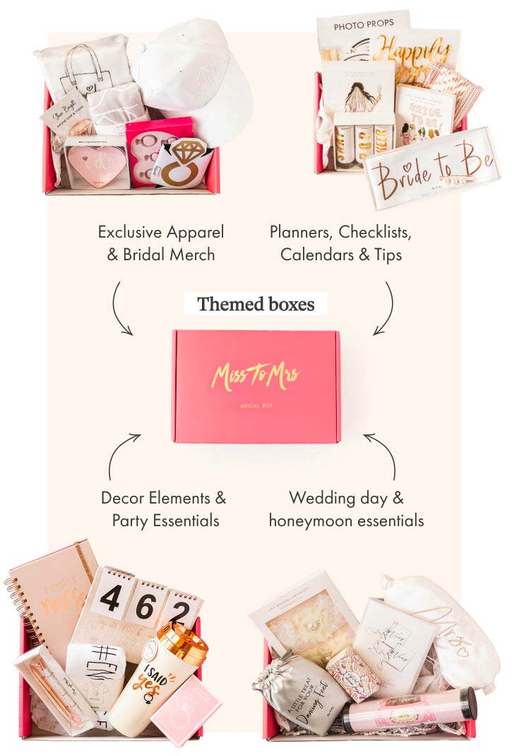Miss To Mrs® Box | Bridal Subscription Box For Every Bride-To-Be!